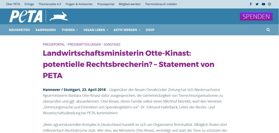 schweine.net - Tierrechtler unter Druck?